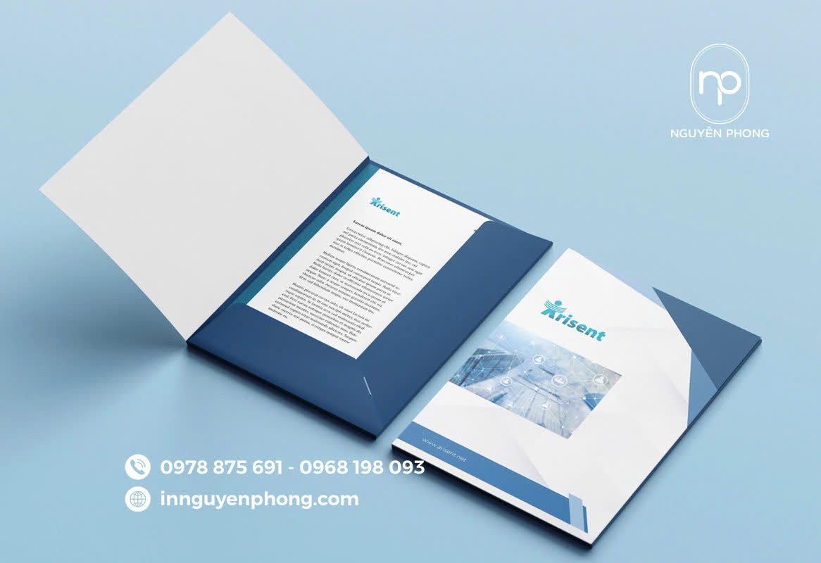 In folder bìa kẹp hồ sơ - Quản lý tài liệu dễ dàng hơn