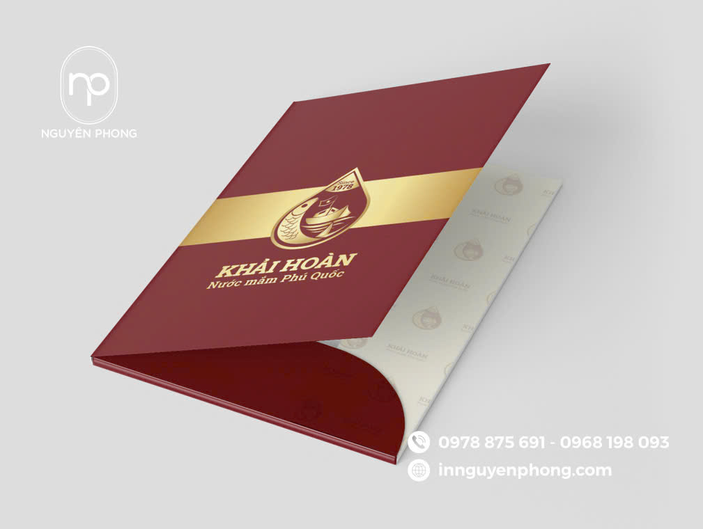 In folder bìa kẹp hồ sơ - Quản lý tài liệu dễ dàng hơn