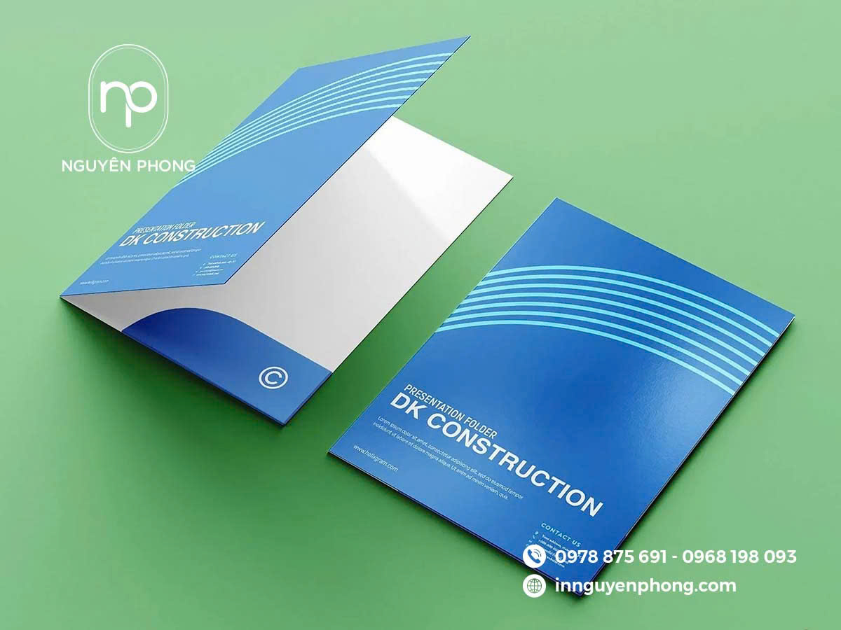 In folder bìa kẹp hồ sơ - Quản lý tài liệu dễ dàng hơn