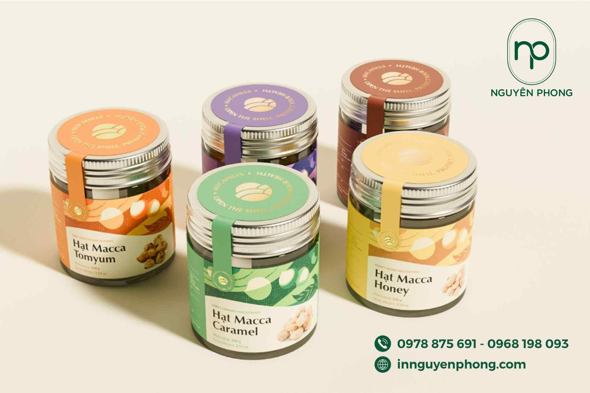 Top 99+ mẫu tem hạt macca đẹp, bắt mắt, phù hợp xu hướng 2025