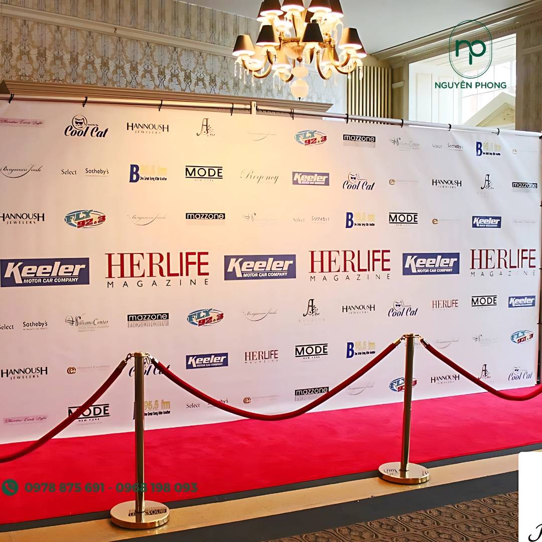 Backdrop là gì? Tất tần tật về phông nền sự kiện