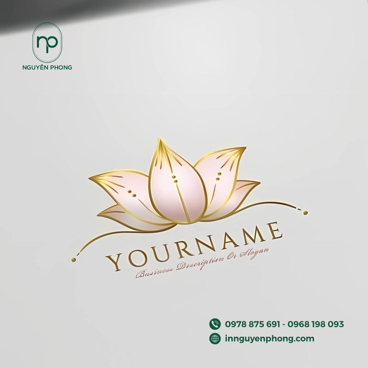 Logo hoa sen: Biểu tượng tinh tế cho thương hiệu Việt