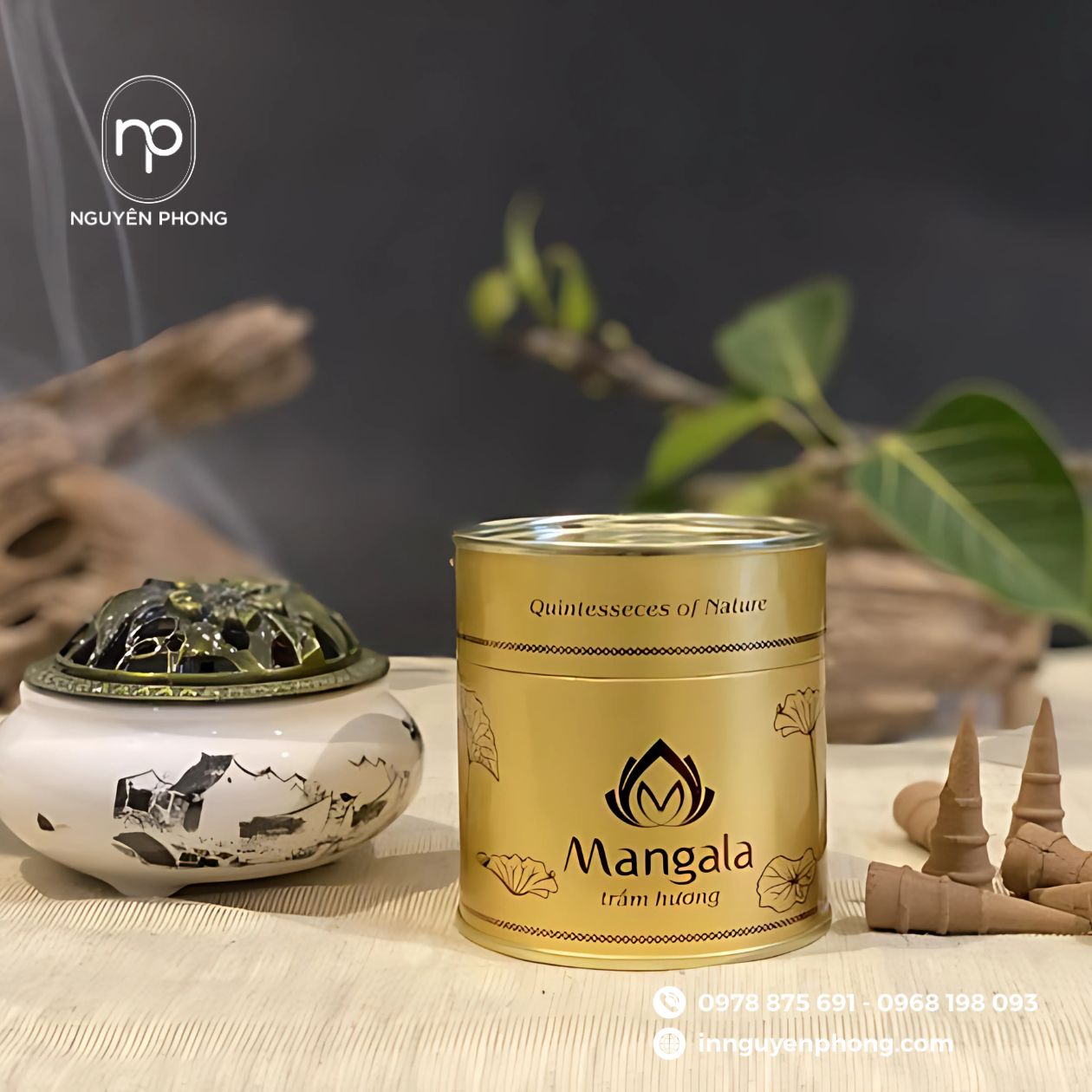 Ý Tưởng Thiết Kế Logo Nhang Trầm Độc Đáo