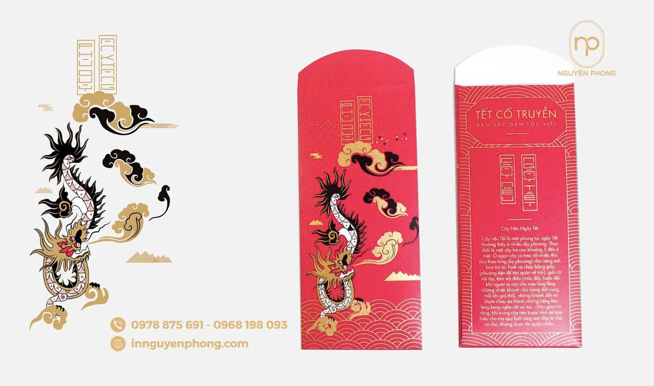 Tổng hợp các mẫu bao lì xì độc lạ nhất 2025