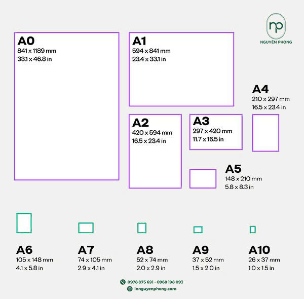 Khổ giấy A3 - Kích thước chuẩn và những ứng dụng bất ngờ