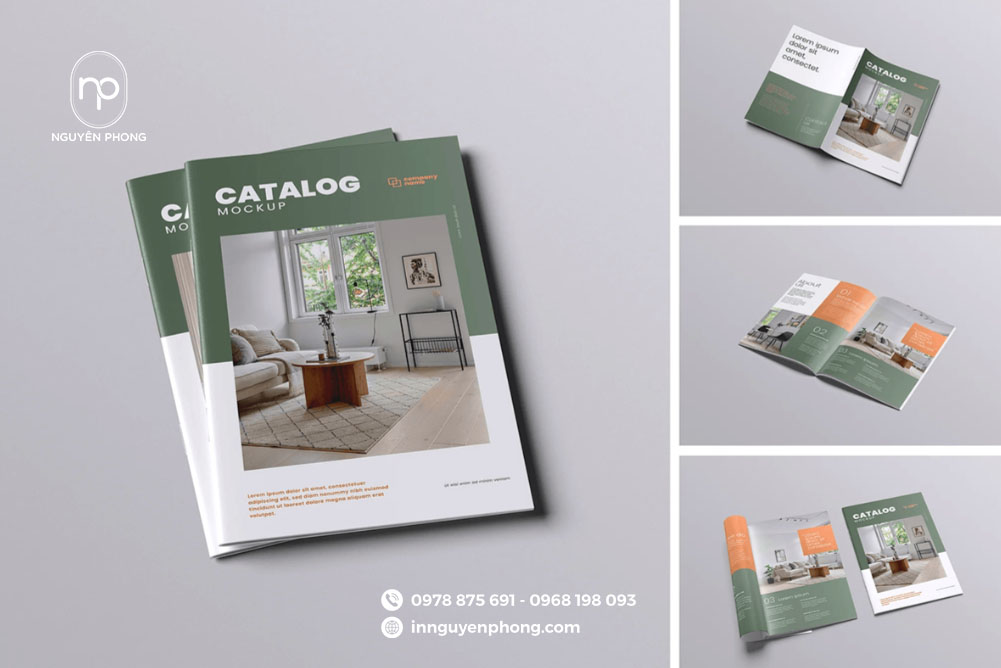 Thiết kế Catalogue miễn phí - In ấn chất lượng tại Nguyên Phong!