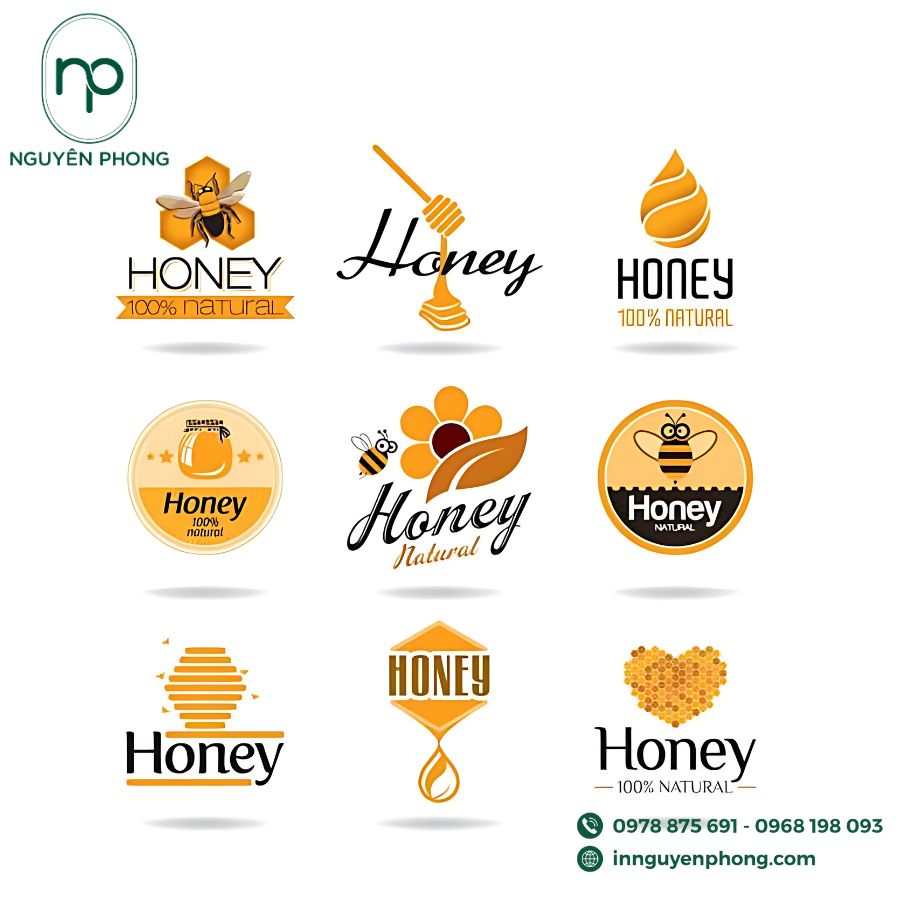 Top Mẫu Logo Mật Ong Đẹp, Ấn Tượng Cho Thương Hiệu Sản Phẩm