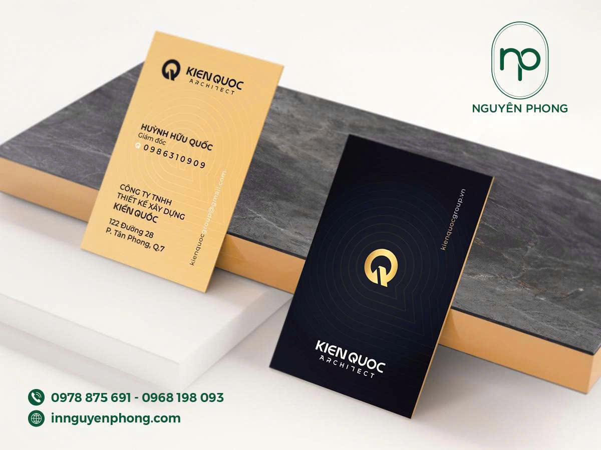 Xu hướng thiết kế card visit 2025: 10+ mẫu đẹp, ấn tượng